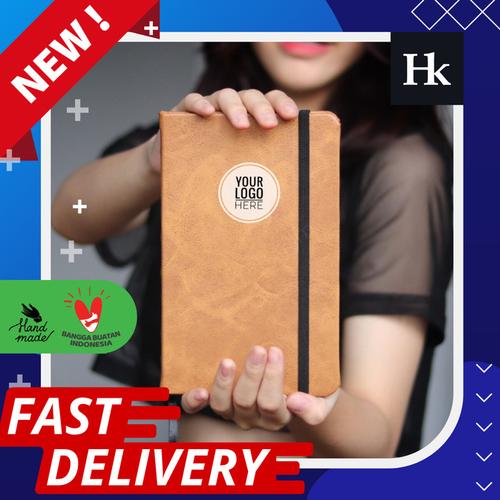 Jual FREE CETAK LOGO - Custom Agenda Cover Kulit A6C Size - (min 100 ...