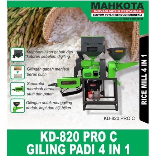 Jual Mesin Giling Padi/Mesin Selep Padi Penepung Mahkota KD 820 Pro C ...