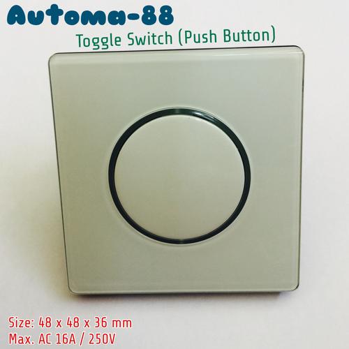 Jual Toggle Switch Push Button Panel 86x86 mm Saklar Push On Panel ...