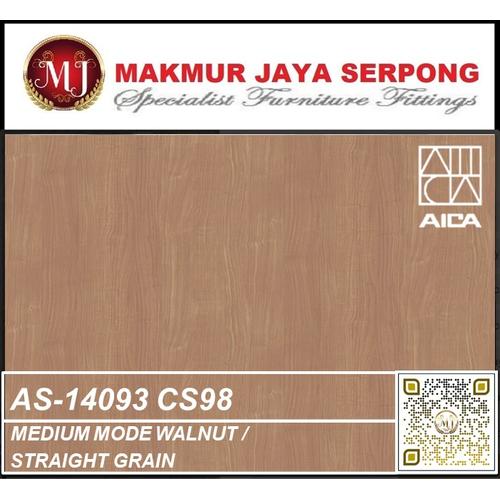 Jual HPL AICA AS 14093 CS98 - MEDIUM MODE WALNUT I WOODGRAIN - Kota Tangerang Selatan - TOKO ...