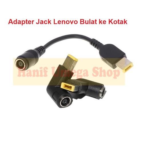 Jual Adapter DC Power Jack Bulat ke Kotak untuk Charger Laptop Lenovo ...