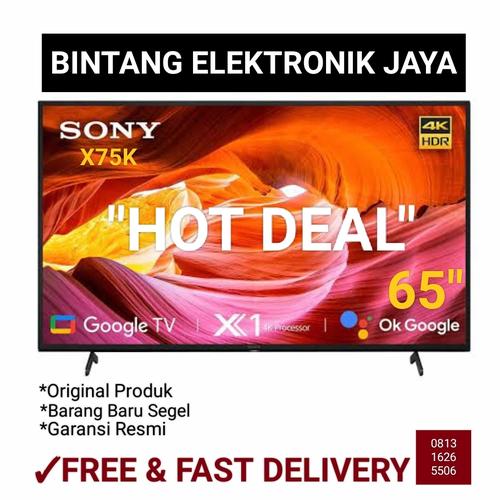 Jual SONY KD-65X75K BRAVIA 65 INCHI UHD 4K HDR SMART TV GOOGLE TV ...