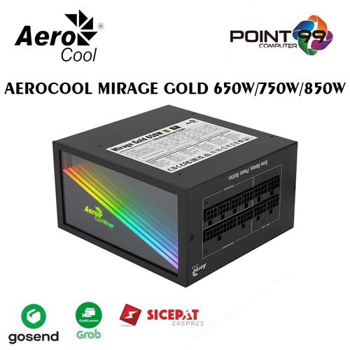 Jual Aerocool Mirage Gold 650W 750W 850W Fully Modular 80+ GOLD - 650W ...
