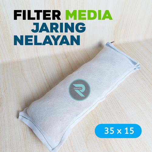 Jual jaring nelayan filter kolam koi aquarium size 25x30cm - Kab ...
