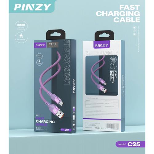Promo Kabel Data - Kabel Charger PINZY C25 USB Type C Support Fast ...