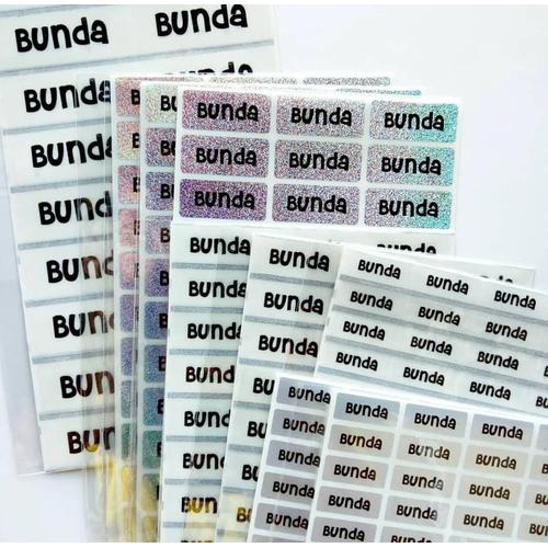 Jual Stiker Label Nama Waterproof Polos Tanpa Gambar - Hologram, S ...