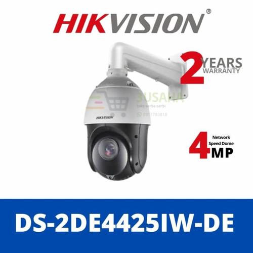 Jual PTZ NETWORK SPEED DOME CAMERA 4MP DS-2DE4425IW-DE 25X ZOME IR 100M ...