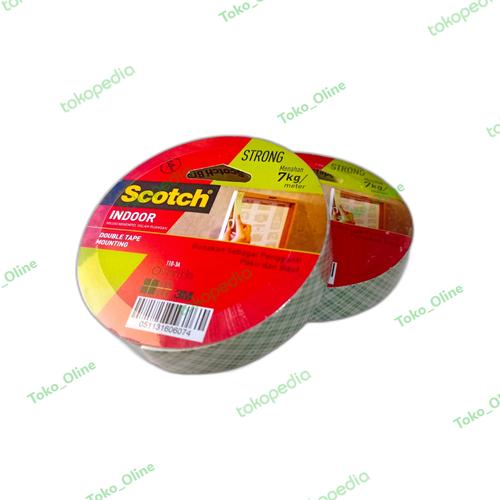Jual Scotch Indoor 110-3A Double Tape Mounting Pengganti Paku 7kg ...