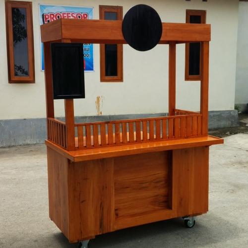 Jual Gerobak booth minuman thai tea unik - Kab. Klaten - Gerobakkayu ...