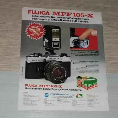 Jual Iklan Cetak Jadul Kamera SLR Fujica Mpf - Putih - Kota Bandung ...