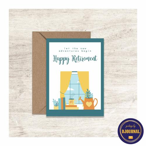 Jual Kartu Ucapan Pensiun - Retirement - Happy Retirement Greeting Card ...