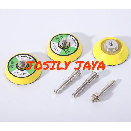 Jual Sanding Pad 2-3 INCH / Mini Backing Pad 2-3 INCH - 2Inch+Shank 3mm ...