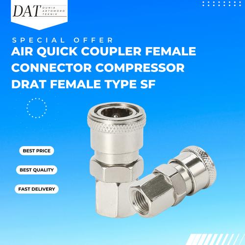 Jual Air Quick Coupler Female Connector Compressor Drat Female Type SF ...