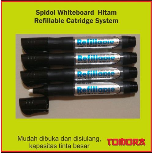 Jual Spidol Whiteboard Refillable Kapasitas Tinta Besar 1 pcs - Merah ...