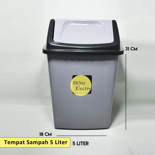 Jual Tempat Tong Sampah 5 Liter Dust Bin Keranjang 5L Kamar Mandi Kantor - 20 Liter - Jakarta ...