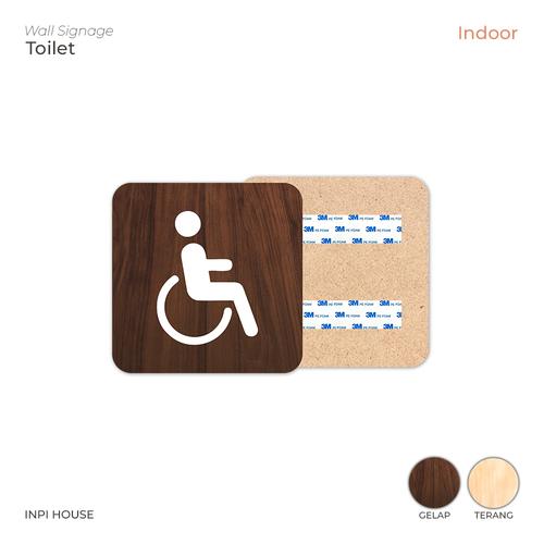 Jual Sign Toilet Difabel - Coklat - Coklat Terang - Kota Bandung - INPI ...