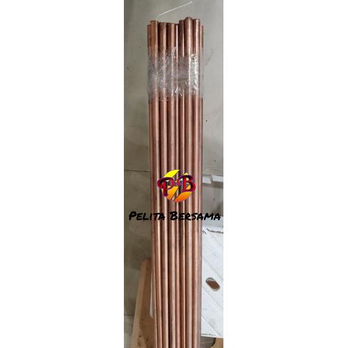 Jual Grounding Rod / Copper Rod 5/8 x 1 Meter Full Tembaga / Batang ...