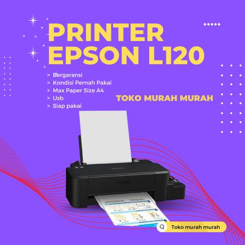 Jual Printer Epson L120 Unit Printer Epson L120 Ink Jet - Jakarta Pusat ...