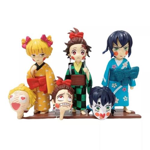 Jual Action Figure Demon Slayer Tanjiro Zenitsu Geisha Kimetsu No Yaiba ...