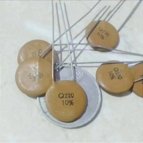 Jual Kapasitor keramik type Q220 - 10% kapasitor keramik coklat - Kota ...