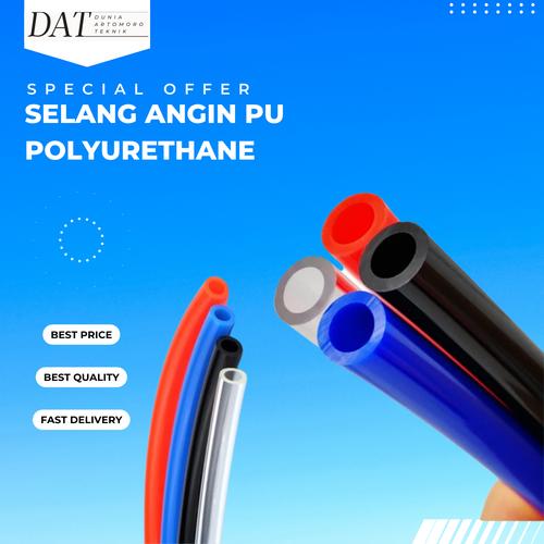 Jual Selang Angin Pu Pneumatic Hose Pu (Polyurethane) Harga Per Meter ...