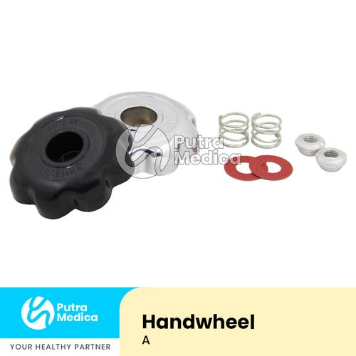 Jual Handwheel Kran Tabung Oksigen O2 / Handwil Pemutar Valve - A Black ...