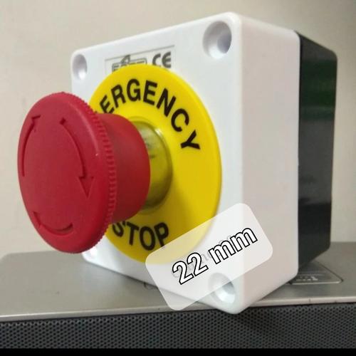 Jual Emergency Push Button + Box / Emergency Stop push Button Box ...