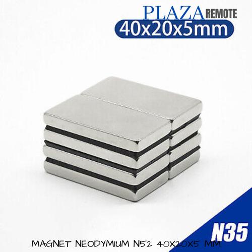 Jual STRONG MAGNET SUPER KUAT NEODYMIUM KOTAK N52 NdFeB SQUARE 40x20x5 ...