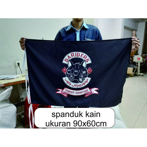 Jual bendera custom printing sublim bahan kain club motor sepak bola ...