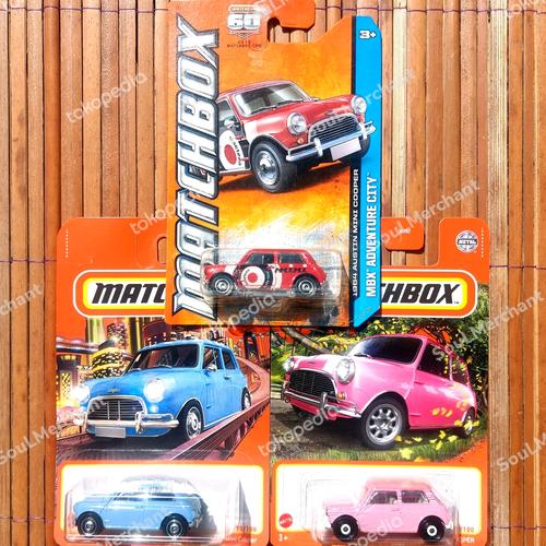 Jual MATCHBOX 1964 AUSTIN MINI COOPER 2021 BIRU - MORRIS MR BEAN ...