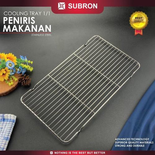 Jual SUBRON Peniris Makanan 45 x 25cm Multifungsi Cooling Tray Food 1/1 ...