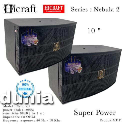 Jual Speaker Karoake Pasif Hicraft Nebula 2 Passive 10 inch Model Nebula 2 - Jakarta Barat ...