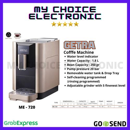 Jual GETRA Coffee Machine ME-720 Automatic | Mesin Kopi Otomatis ME720 ...