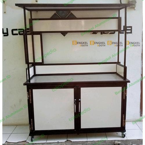 Jual Xtra Jumbo Booth Portable / Gerobak Lipat panjang 1,5 meter - Body ...