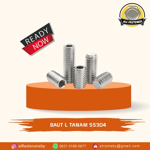 Jual SOCKET SET SCREW / BAUT L TANAM SS304 M8 X 16mm - Kota Surabaya ...
