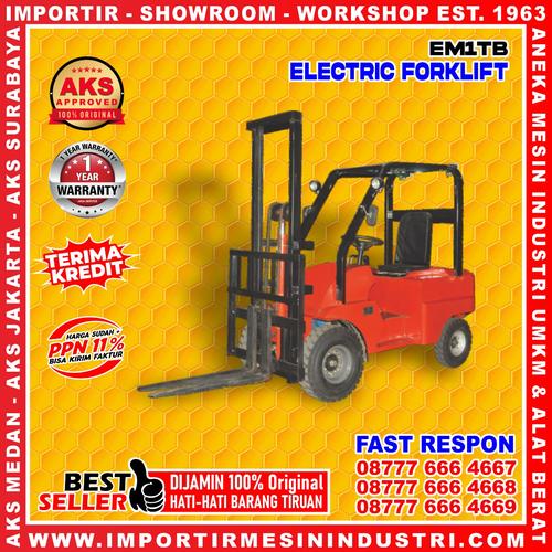 Jual Forklift Electric Angkat Barang Elektrik 800 Kg AKS - EM1TB ...