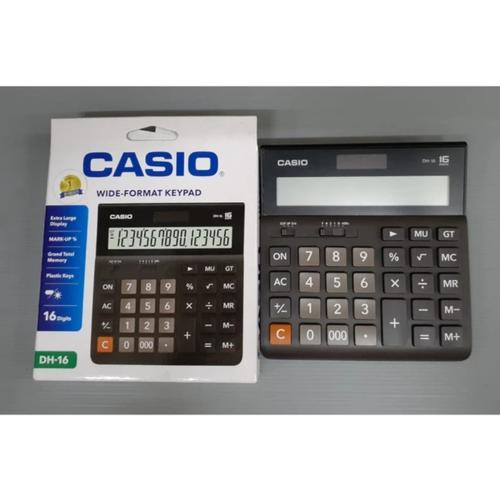 Jual CASIO KALKULATOR 16 DIGIT DH 16 WIDE KEYPAD CALCULATOR - Jakarta ...