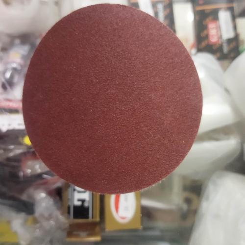 Jual AMPLAS BULAT 4 INCH GRIT 100 HAMPLAS TEMPEL EF VELCRO SANDING ...