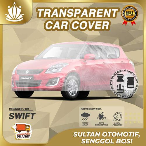 Jual Sarung Mobil Plastik TEBAL Body Cover Transparan Swift ...