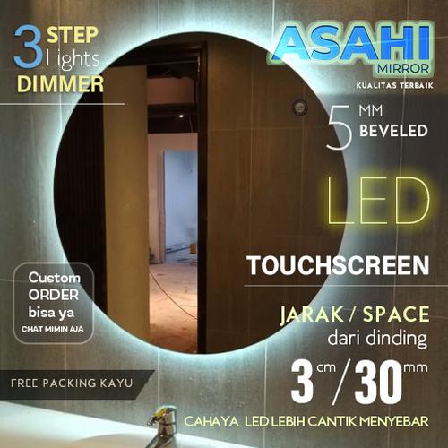 Jual ROUND LED 5 MM BEVEL Bulat Kaca Cermin Aesthetic LED Strip - 50 x ...