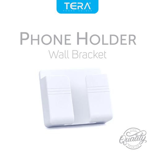 Jual TERA Wall Phone Holder Hanging Bracket - White - Kota Tangerang ...