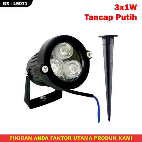 Jual Lampu Taman LED Tempel 3W 5W Putih Warm white 220V Lamp LED ...