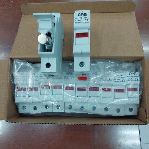 Jual GAE fuse holder with indikator + fuse 10x38 2A-32A 500V/50ka ...