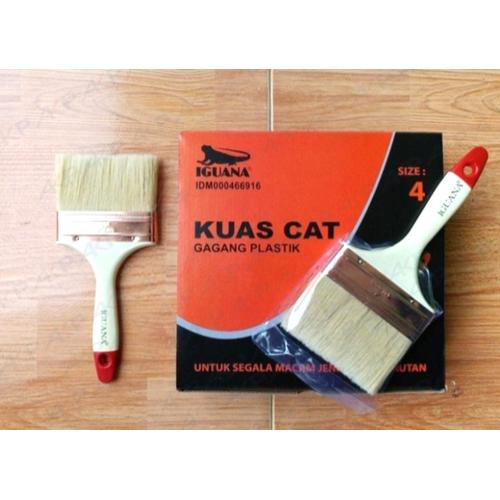 Jual kuas cat tembok gagang plastik pvc iguana 4" inch - Kota Samarinda ...