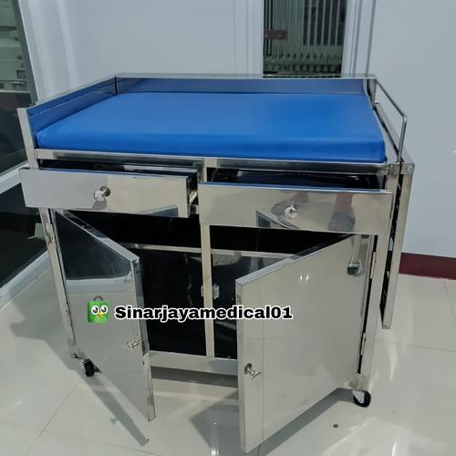 Jual Meja resusitasi stainless / Baby table staninless / Baby table ...