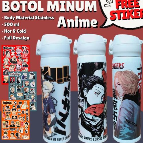 Jual 1 - BOTOL MINUM ANIME - JUJUTSU KAISEN TOKYO REVENGERS HAIKYUU ...