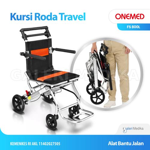 Jual Kursi Roda Travel Deluxe Onemed FS 800L / Travel Wheelchair Onemed ...