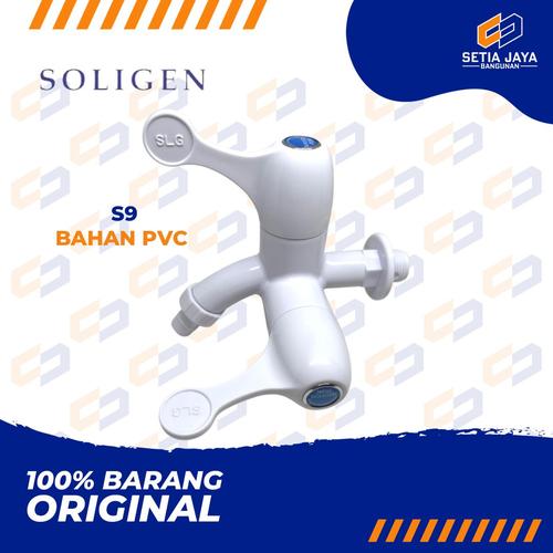 Jual Kran / Keran / Cabang / Double / Shower Plastik Soligen S9 / S 9 ...