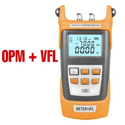 Jual OPM + VFL 20 KM Optical Power Meter VFL Visual Fault Locator AMG ...