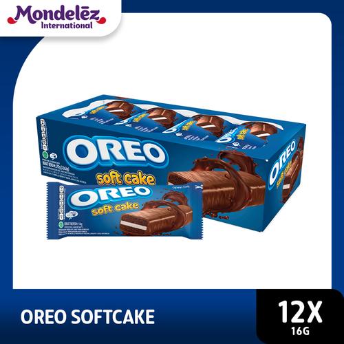 Promo Oreo Biskuit Soft Cake Bolu Coklat 16g [1 Box Isi 12 pcs]- Snack ...